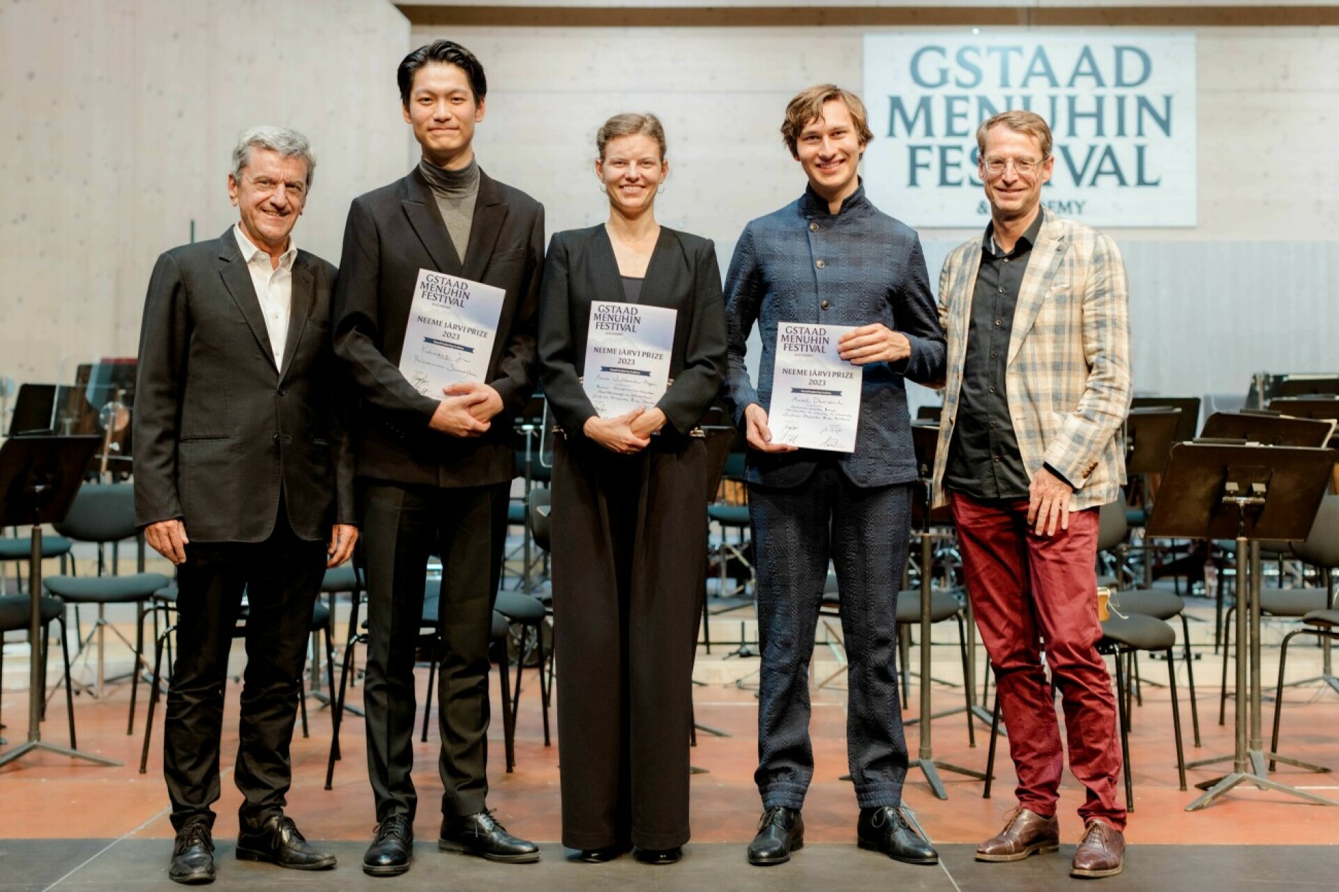 Die Neeme-Järvi-Prize-Gewinner 2023 Yukuang Jin, Anna Sułkowska-Migoń ...
