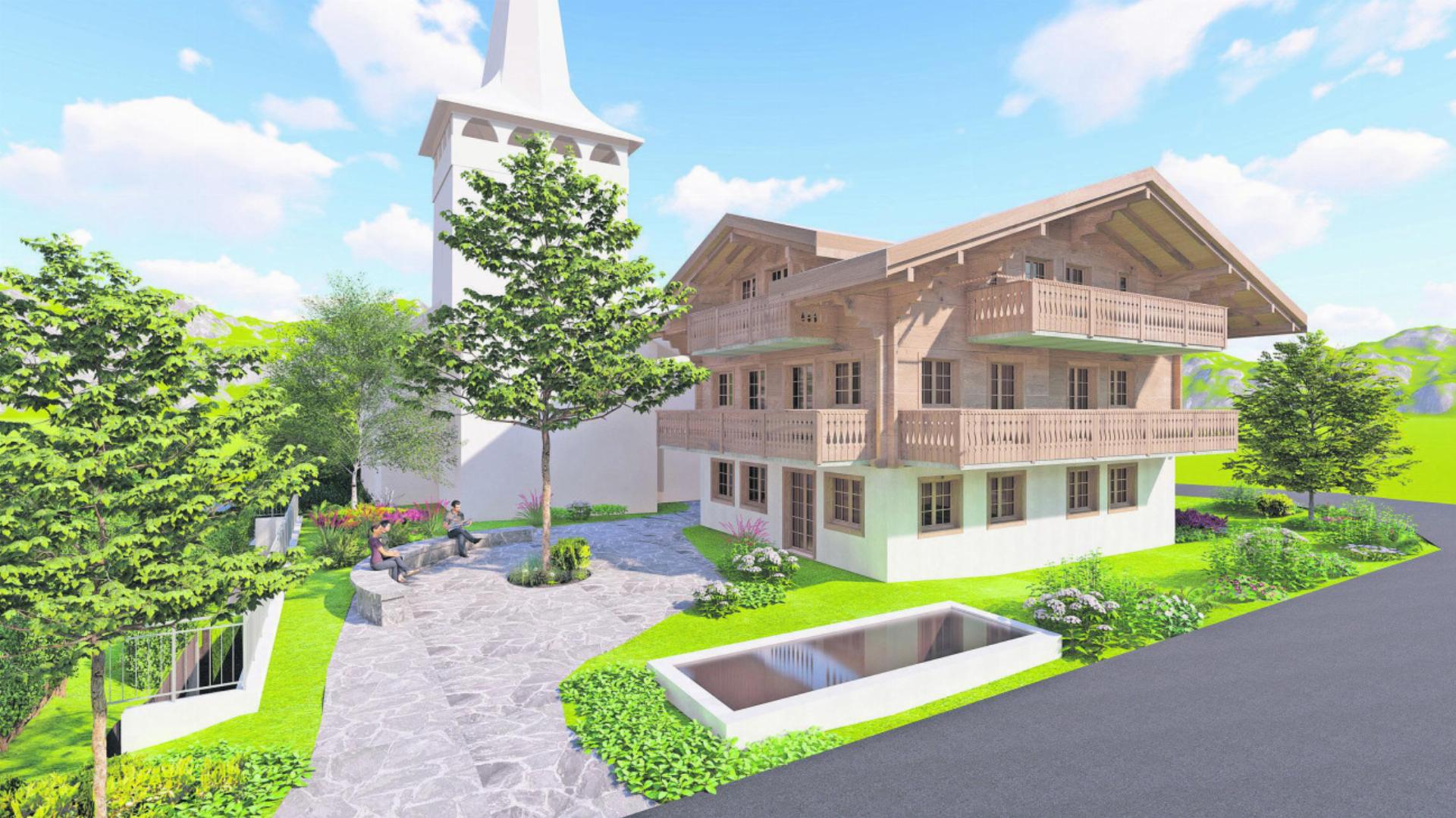 Ein mutiges Projekt im Zentrum von Gstaad