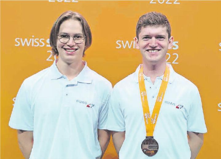 Flurin Müller um ein Haar im SwissSkills-Halbfinale